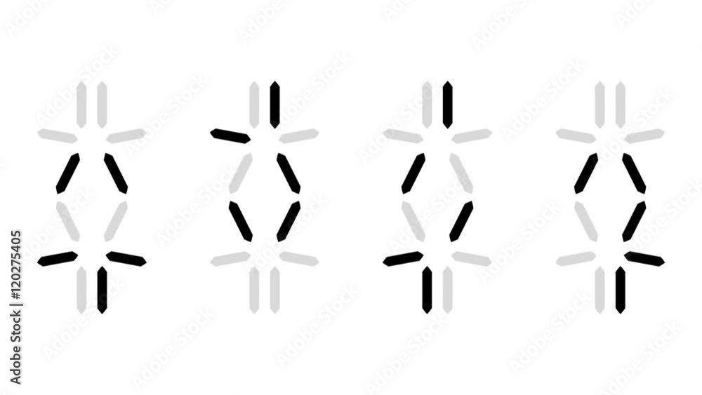 Predator countdown, digital clock with alien numbers separated - 4k ...