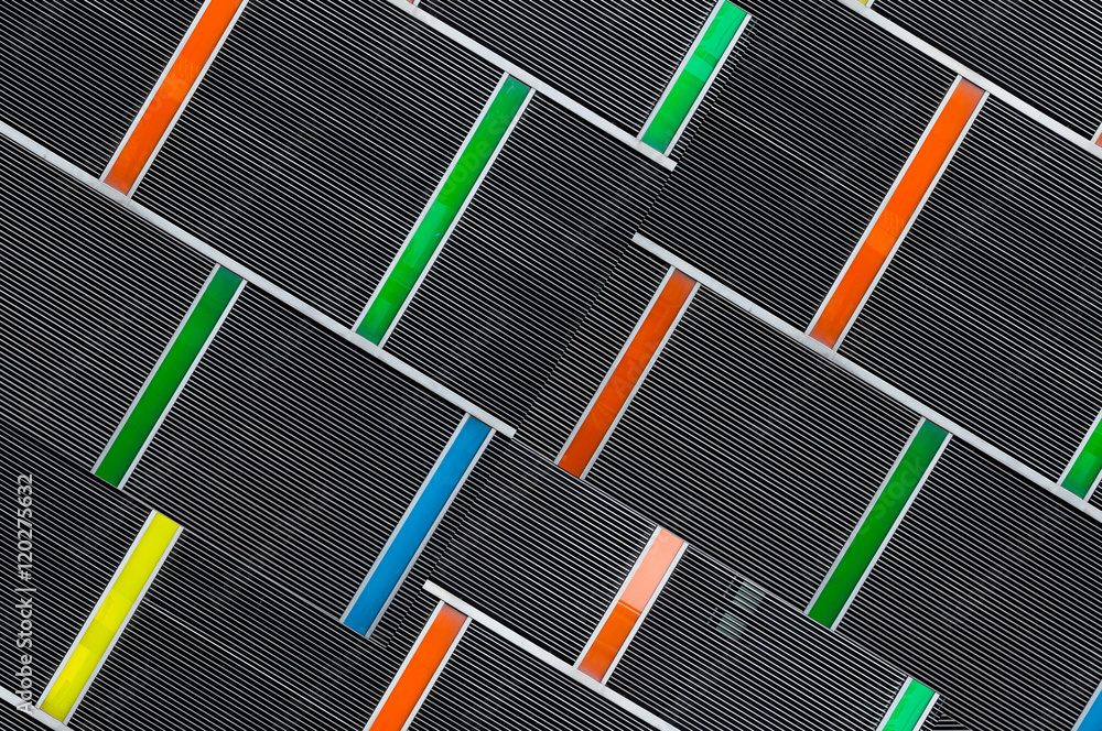 modern pattern building and background with bright colors, abstract for ...