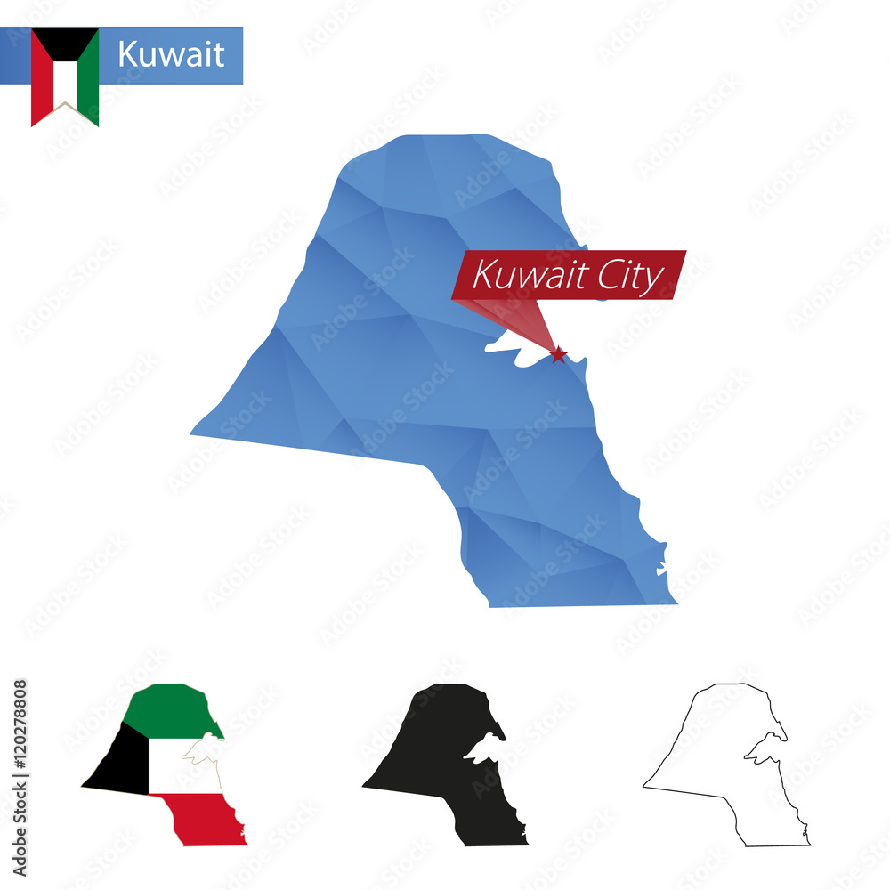 Capital Of Kuwait Map