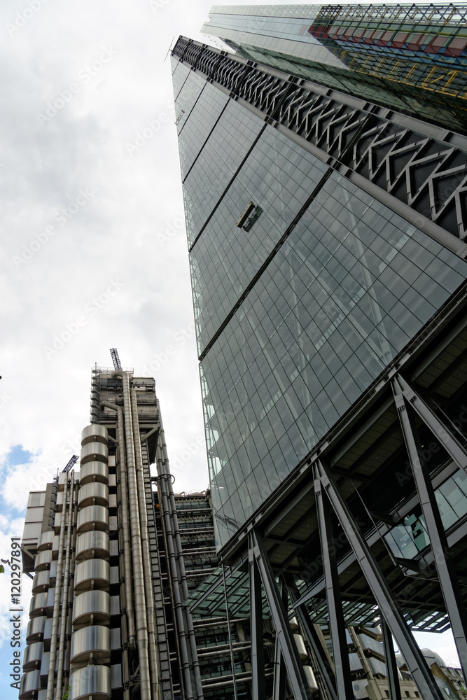 The famous office building - The Cheesegrater (Leadenhall Building) in ...