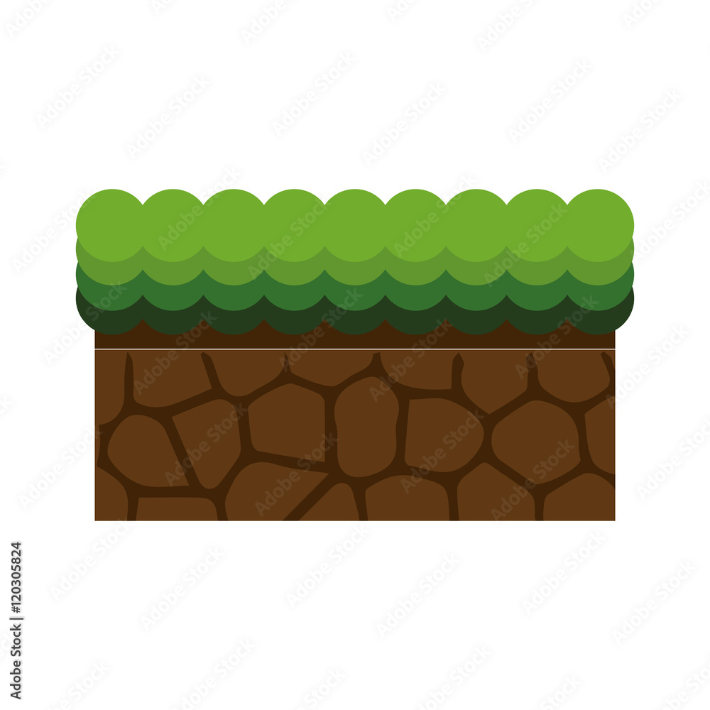 Texture for platformers pixel art raster.ground mud block with grass ...