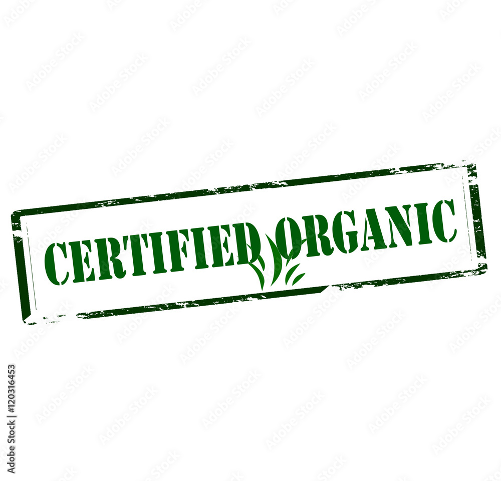 Certified organic Stock Vector | Adobe Stock