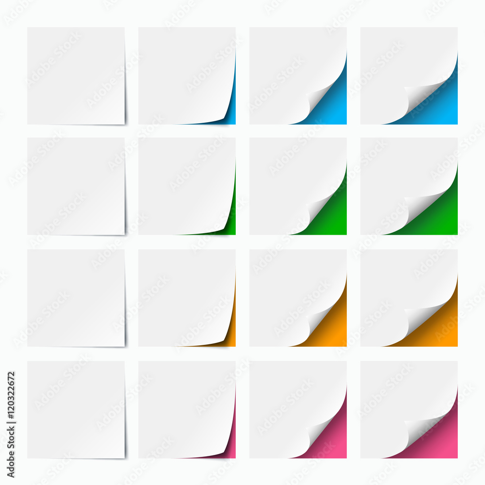 White Post-it Grid Background #Vector Graphic Stock Vector | Adobe Stock