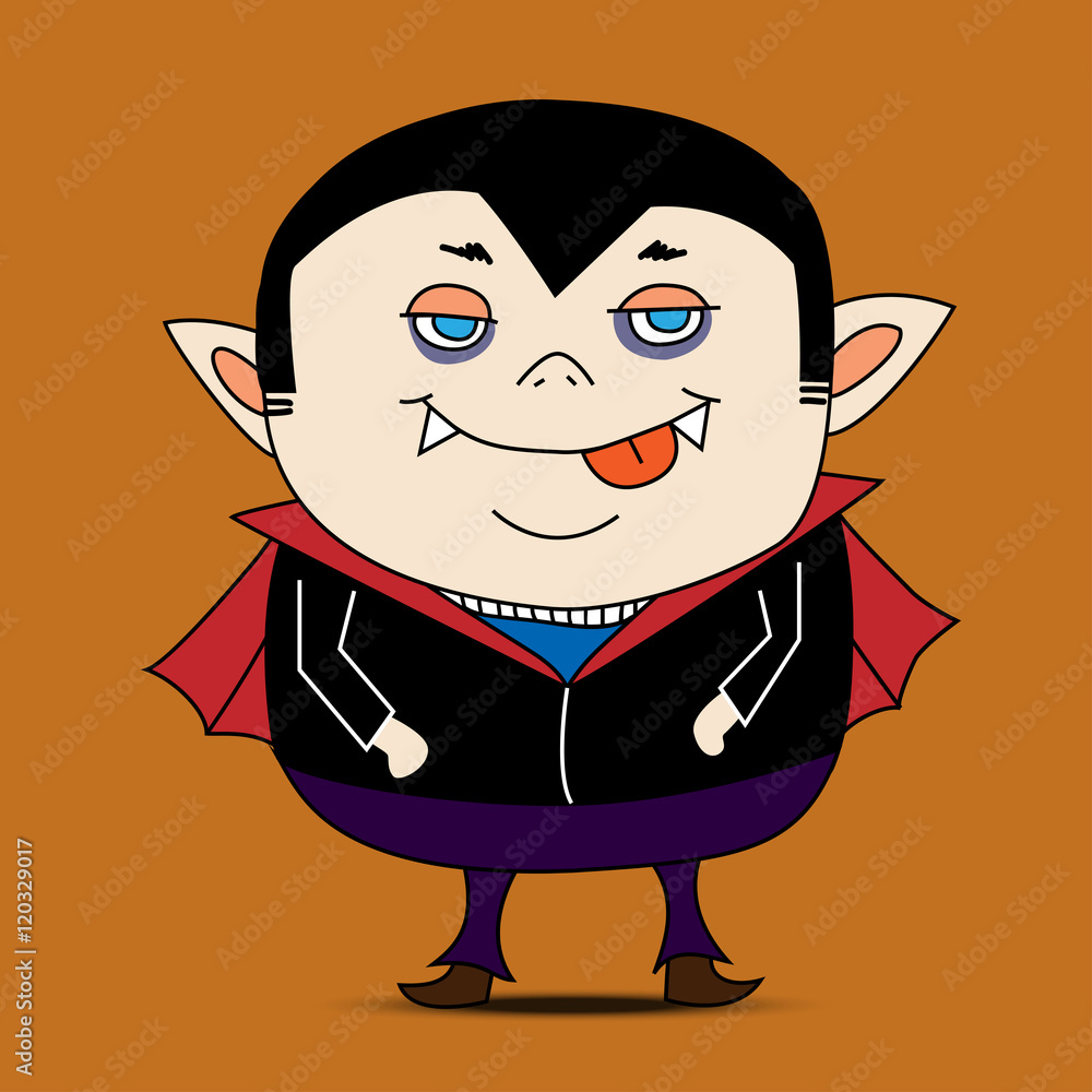 Dracula cartoon vector Stock Vector | Adobe Stock