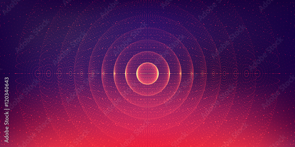 Vector interstellar space background.Cosmic galaxy illustration ...