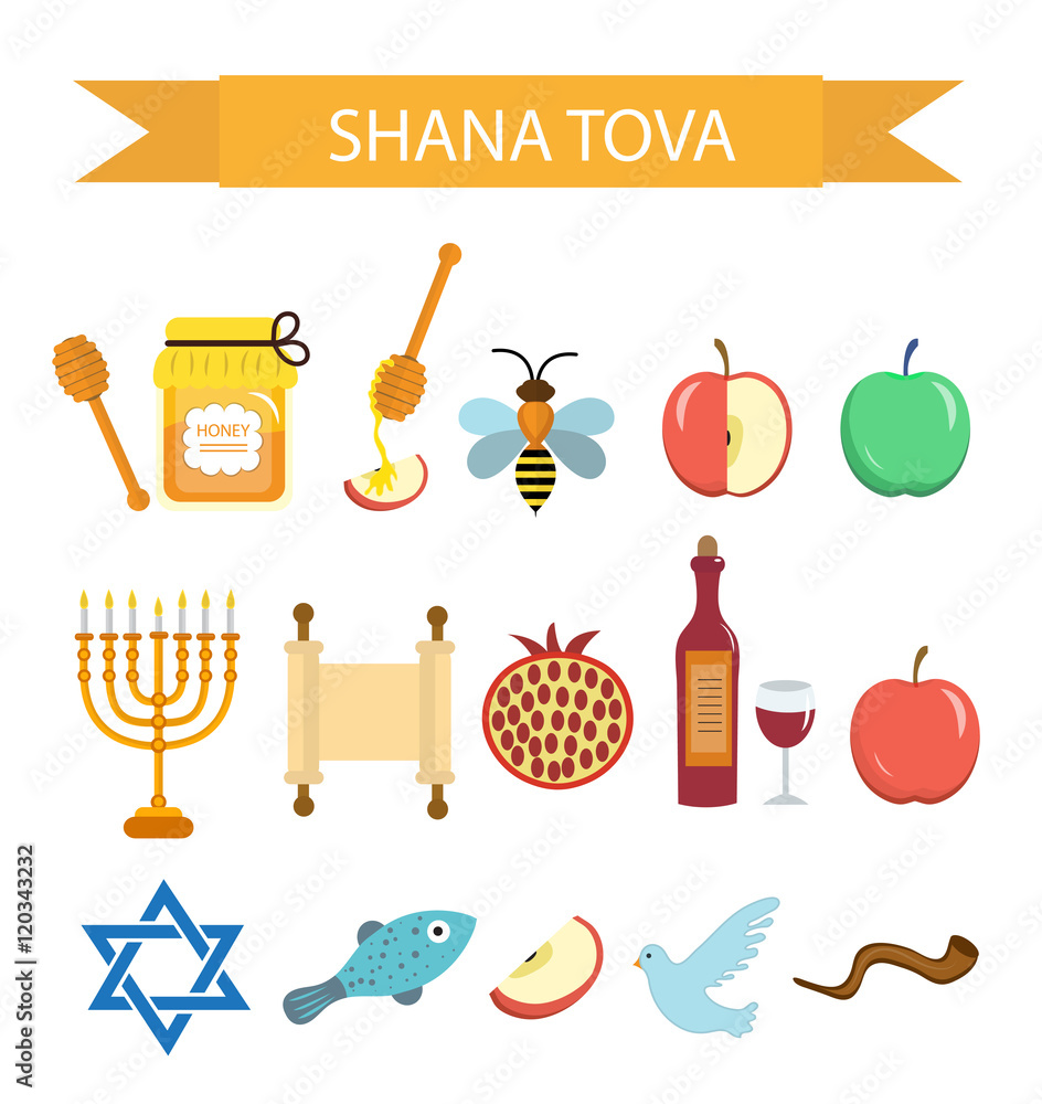 Rosh Hashanah Symbols