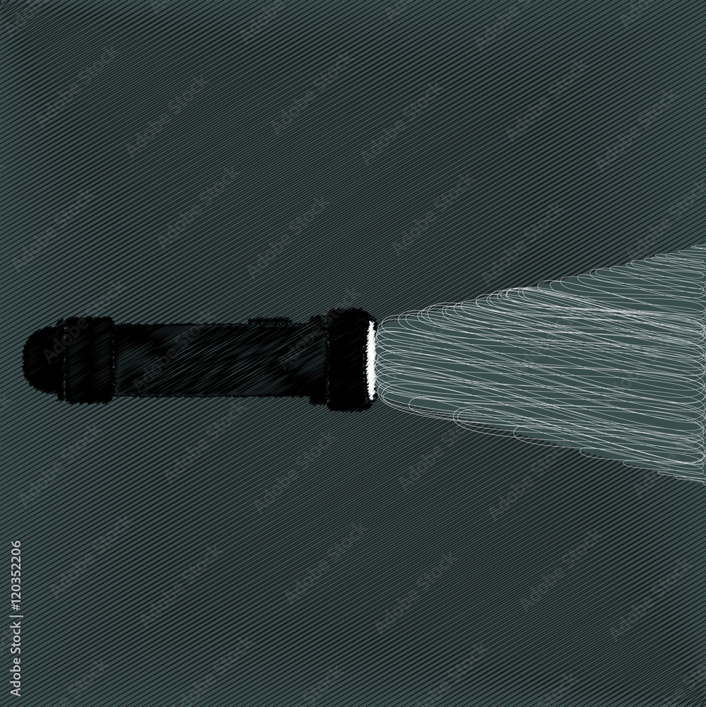 flashlight art Stock Vector | Adobe Stock