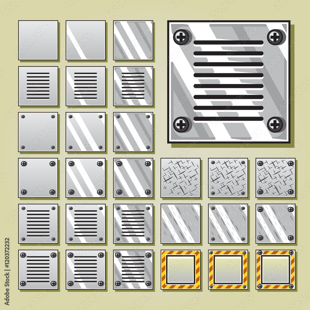 Military tilesets for video game Stock Vector | Adobe Stock