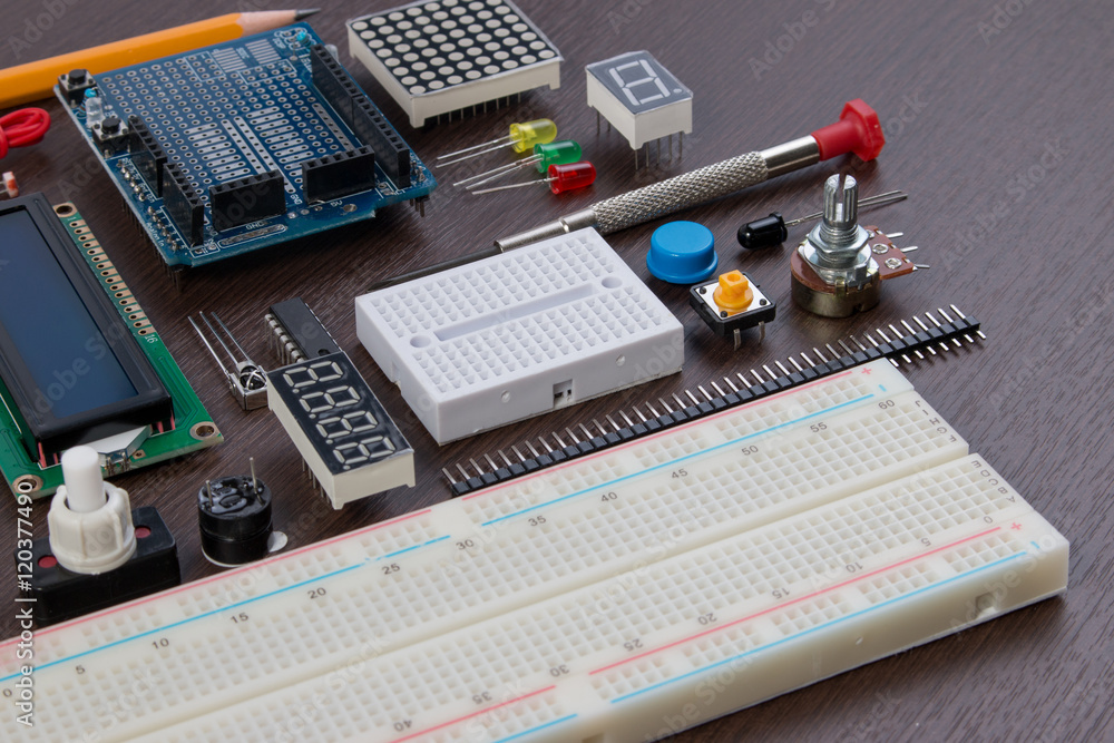 STEM education or DIY Electronic Kit , Robot made on base of ...