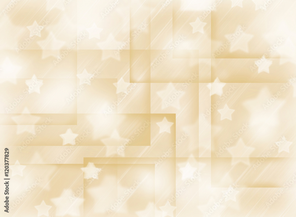 Beige blurred background with stars. Abstraction. Christmas them Stock ...