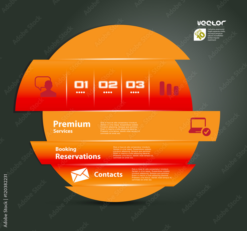 Vector of infographics Stock Vector | Adobe Stock