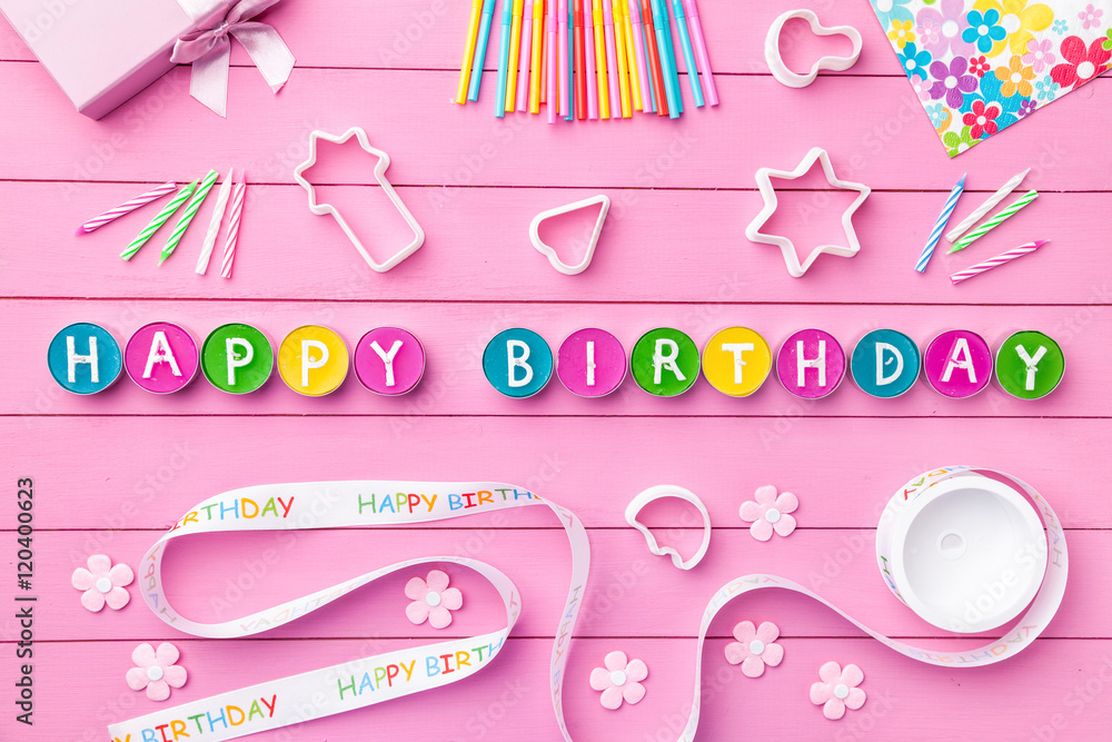 Colorful Happy Birthday background Stock Photo | Adobe Stock