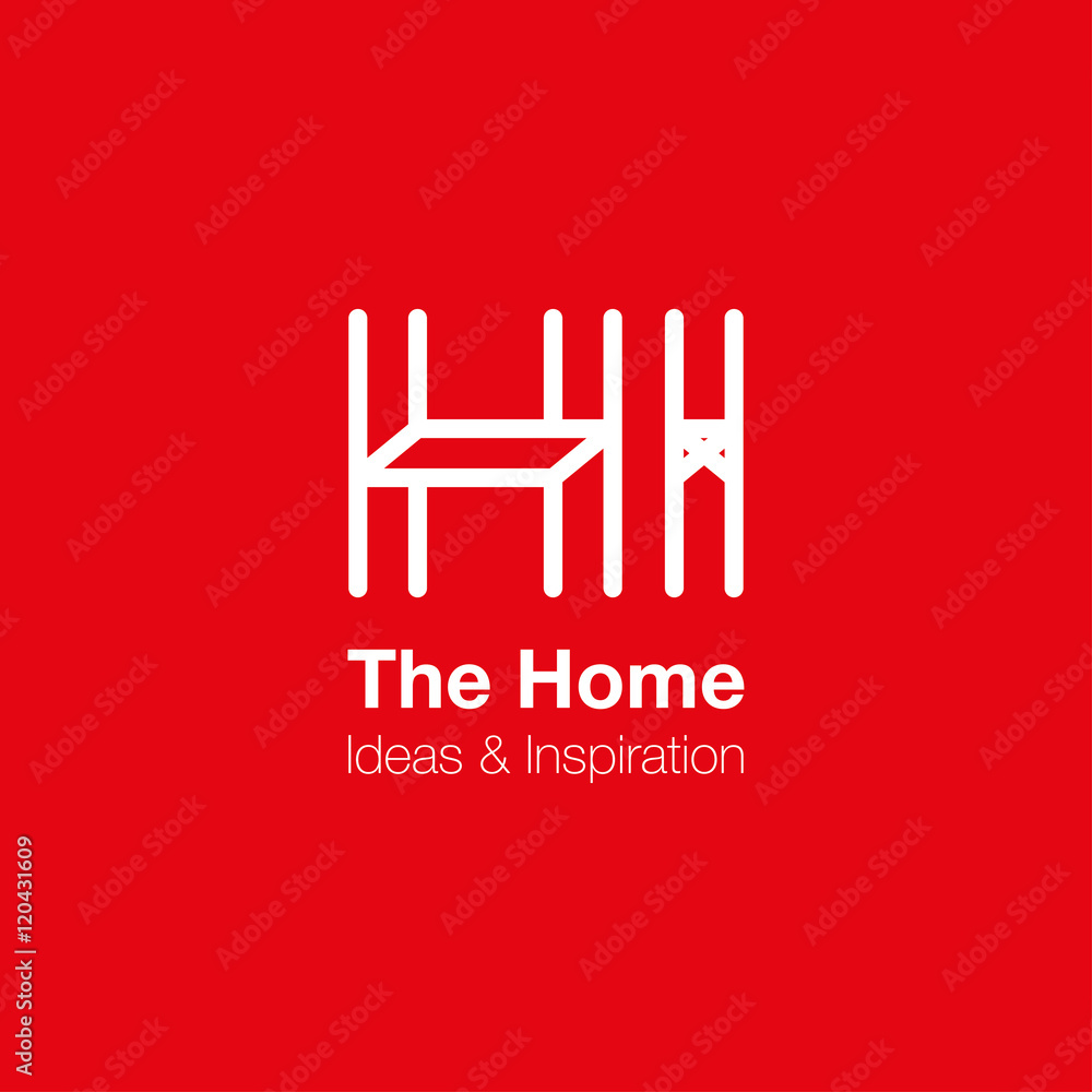 The Home and interior Logo design. Vector logo template. Home ideas and ...