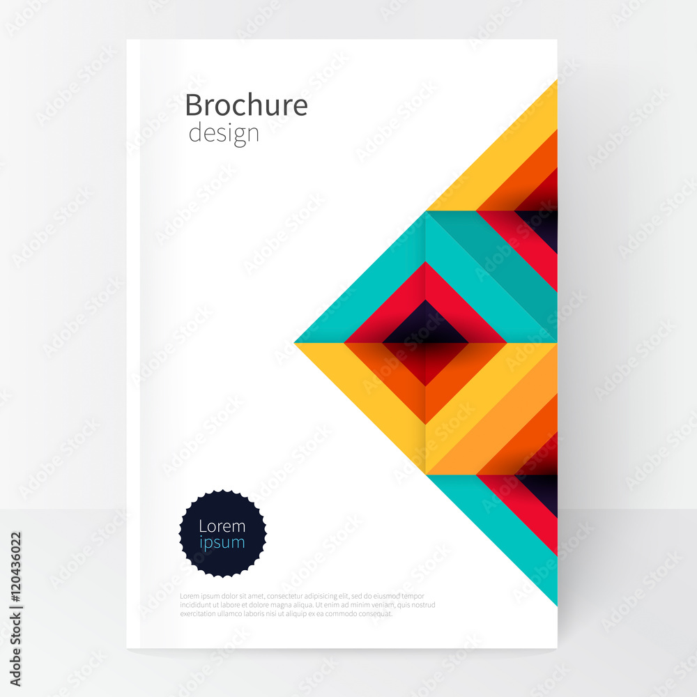 Modern Minimalistic cover template. Book design creative concept cover ...