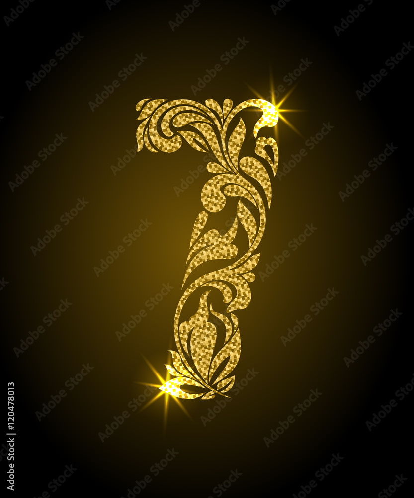 7. Decorative Font with swirls and floral elements. Ornate decorated ...