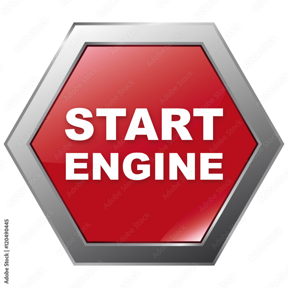 start engine icon Stock Vector | Adobe Stock