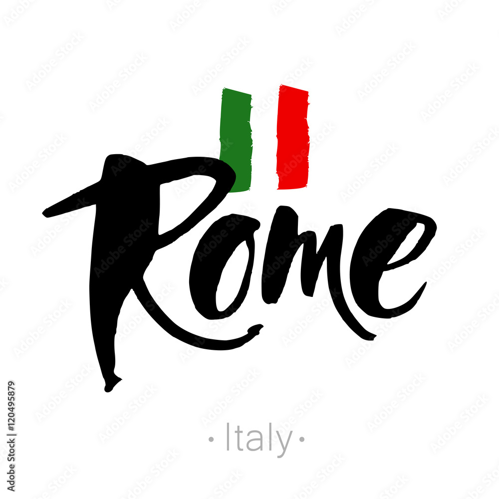 rome_lettering_template Stock Vector | Adobe Stock