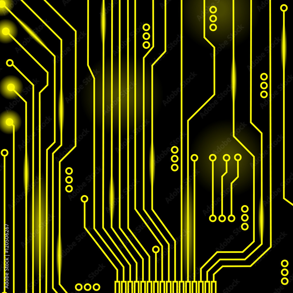 Abstract electro scheme Stock Illustration | Adobe Stock