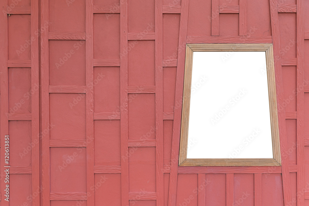 Background Texture of retro wood wall and isolated white window . Stock ...
