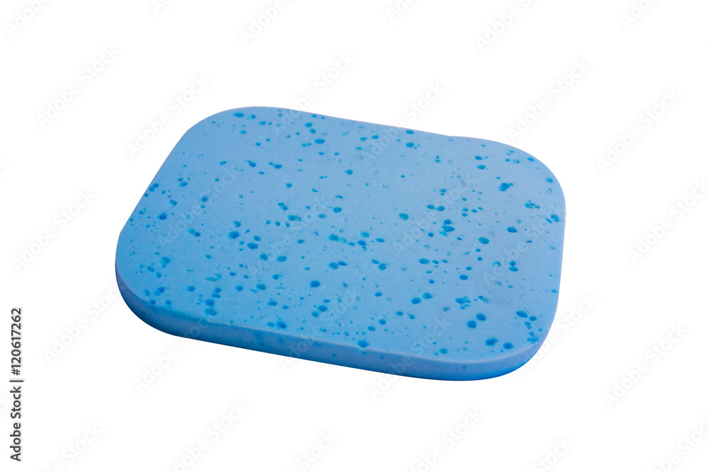 Blue sponge Stock Photo | Adobe Stock