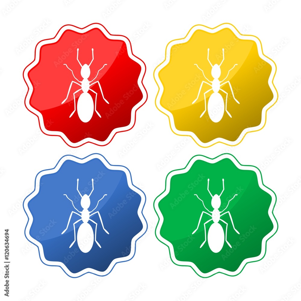 Ant icon. Ant sign Stock Vector | Adobe Stock