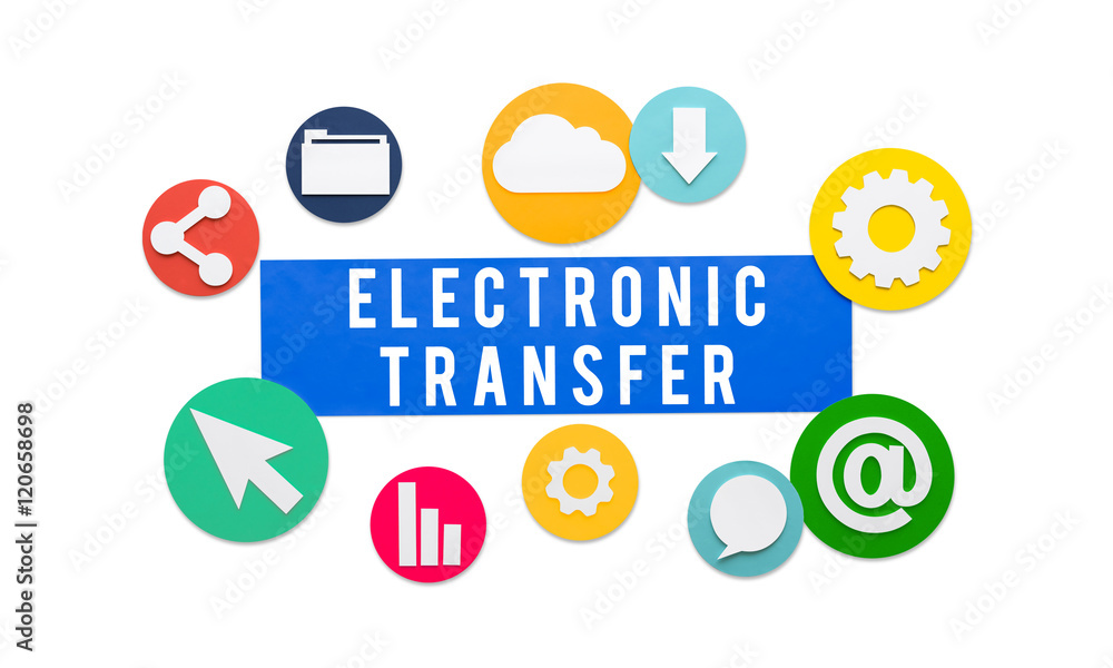 Electronic Transfer Technology Online Network Concept Stock ...