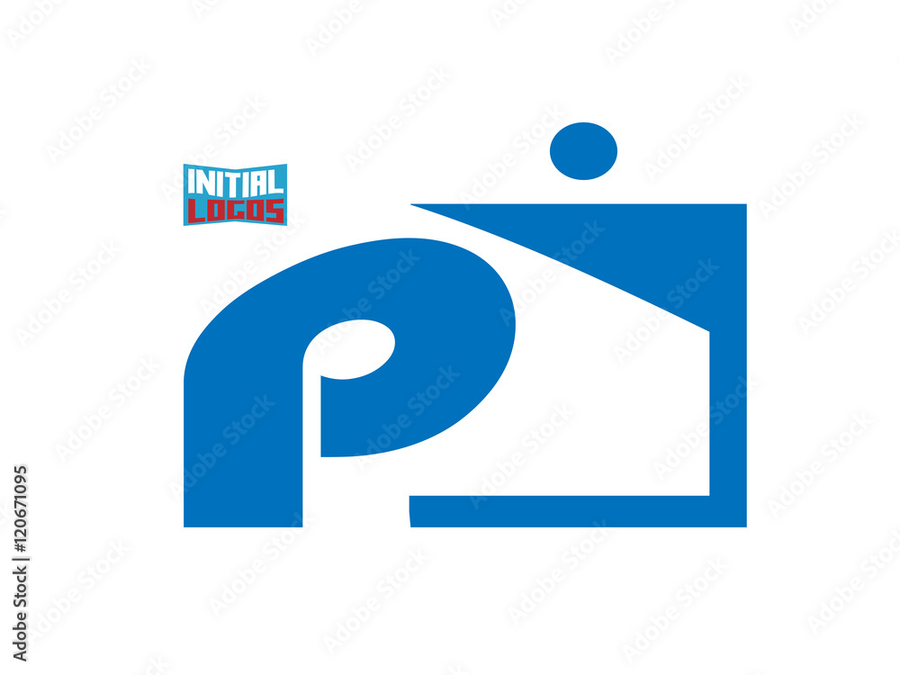 PI Initial Logo for your startup venture Stock Vector | Adobe Stock