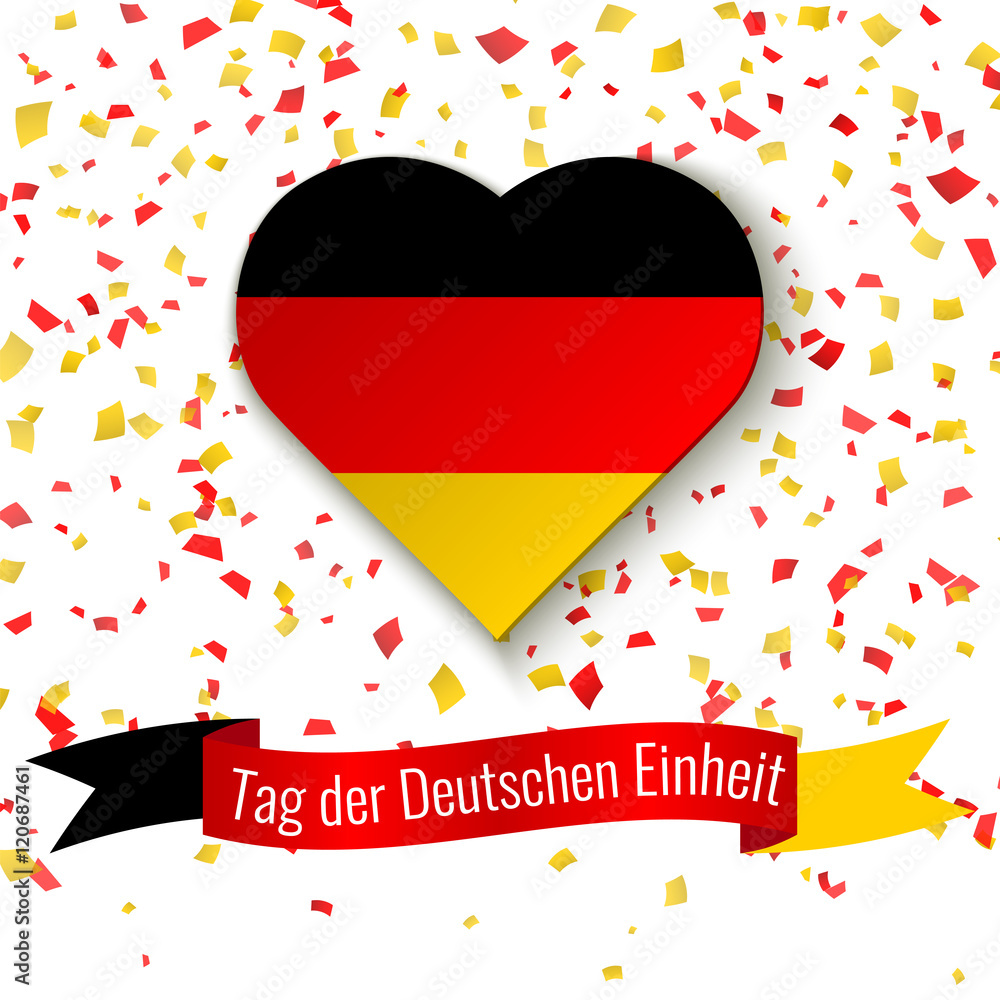 Germany Independence Day background. Greeting card, flyer, poster for ...