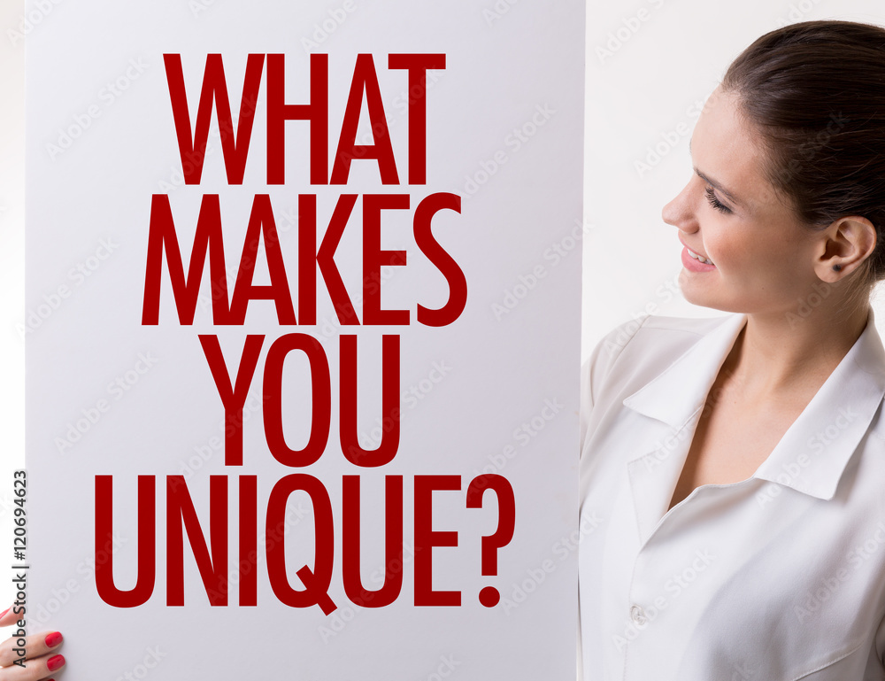 What Makes You Unique? Stock Photo | Adobe Stock
