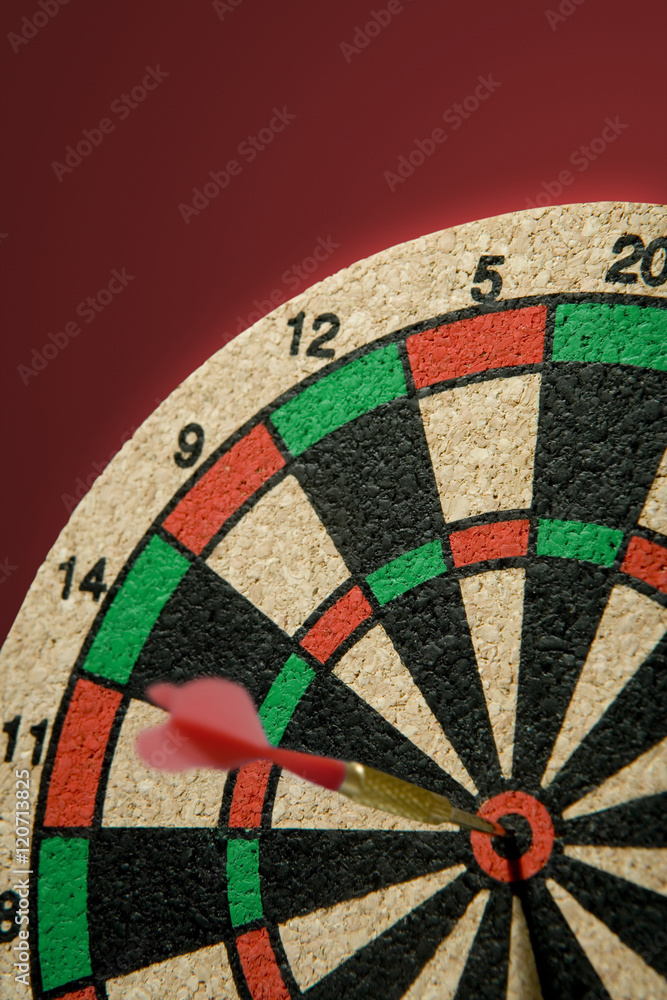 red bullseye Stock Photo | Adobe Stock