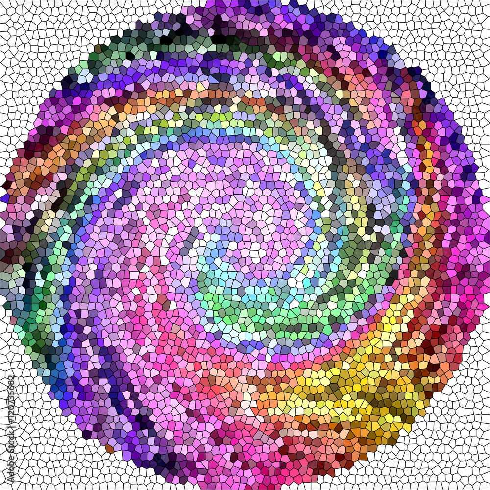 Amazing circle as abstract coloring background of the abstract gradient ...