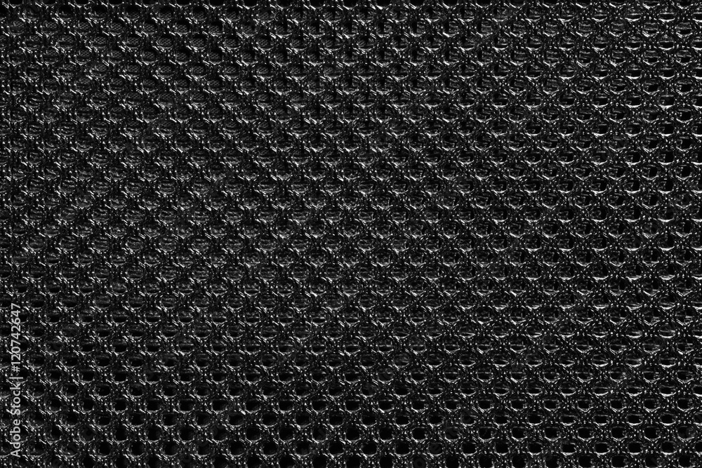 Black fishnet cloth material as a texture background. Nylon texture ...