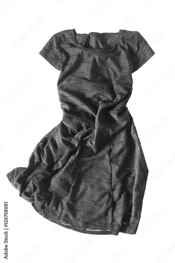 Crumpled dress isolated Stock Photo | Adobe Stock