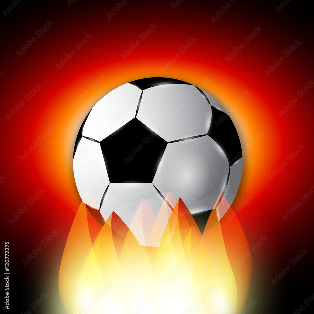 Illustration of soccer game background Stock Vector | Adobe Stock