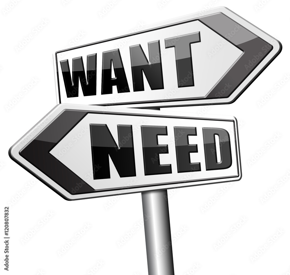 want or need more Stock Illustration | Adobe Stock