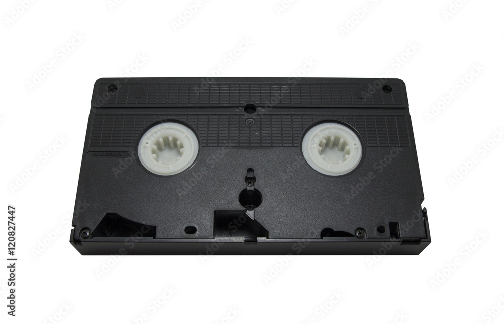 VHS Cassette isolated on white background Stock Photo | Adobe Stock