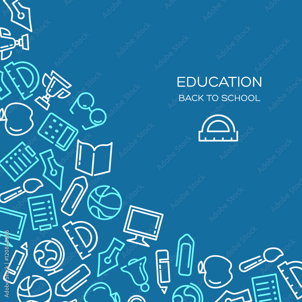Education Vector Wallpaper
