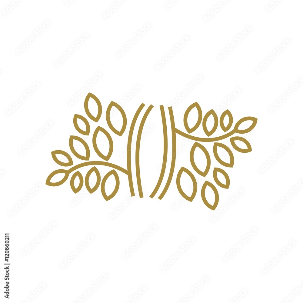 Wedding Flower, Crest and Symbols Stock Vector | Adobe Stock
