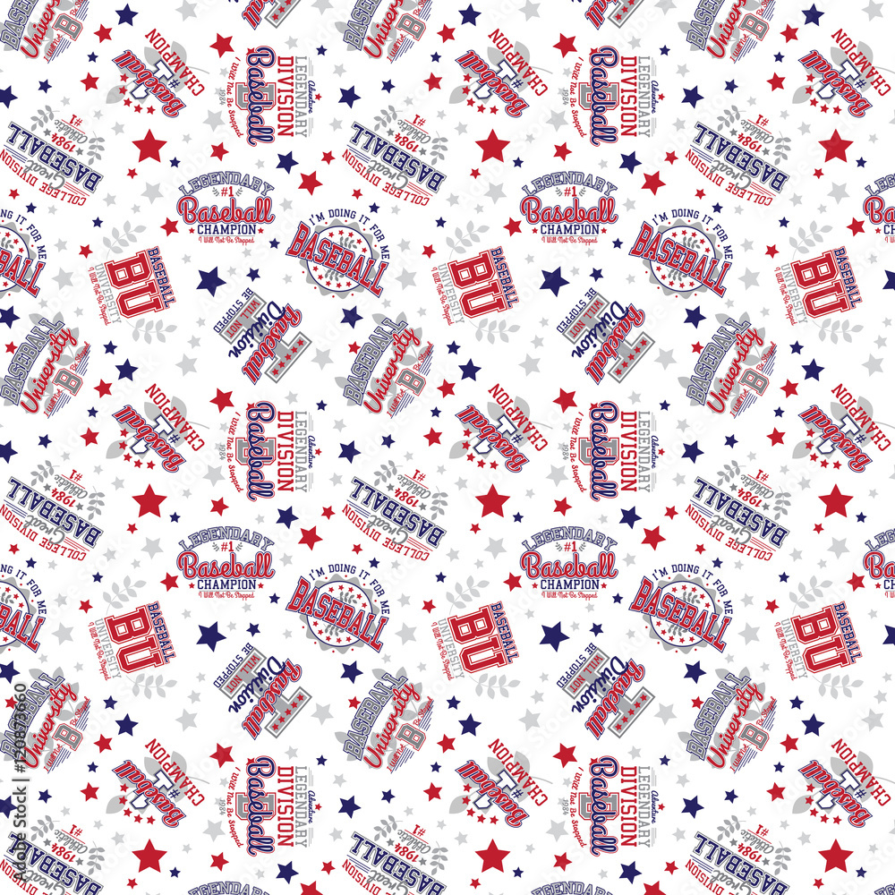 Baseball Theme Background Stock Vector | Adobe Stock