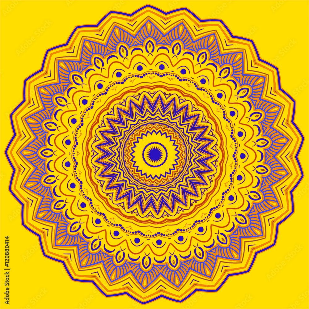 Arabic mandala Stock Vector | Adobe Stock