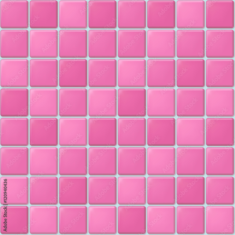 Vettoriale Stock Pink tile pattern | Adobe Stock