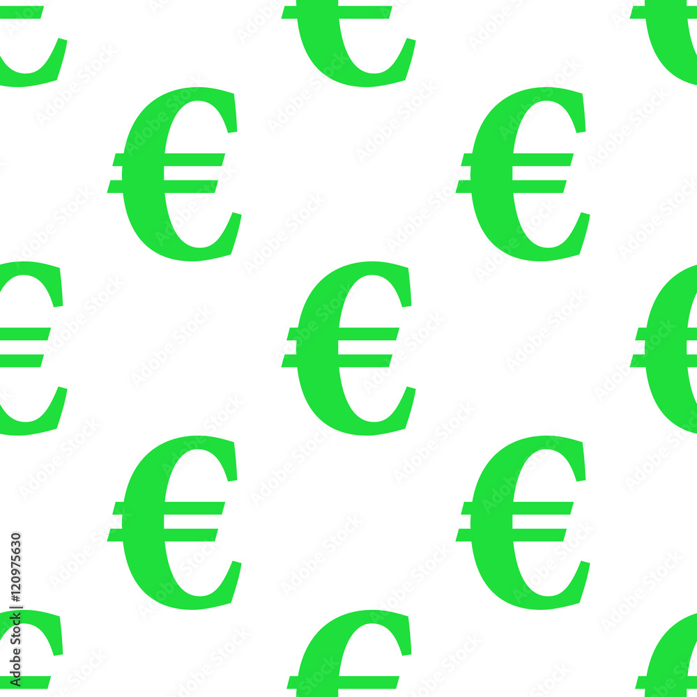 Icono plano patron con simbolo euro verde fondo blanco Stock Vector ...