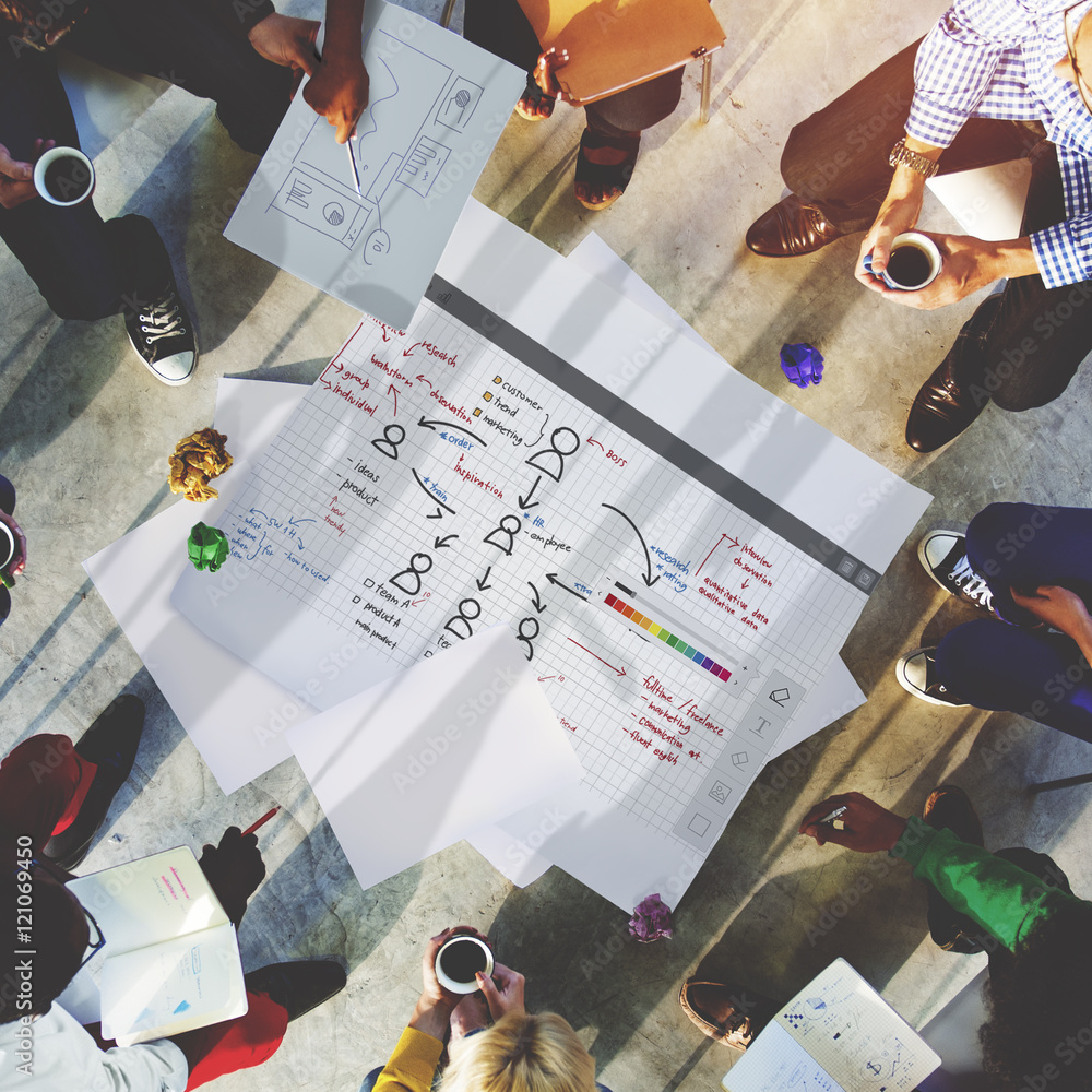 Organization Chart Management Planning Concept Stock Photo | Adobe Stock