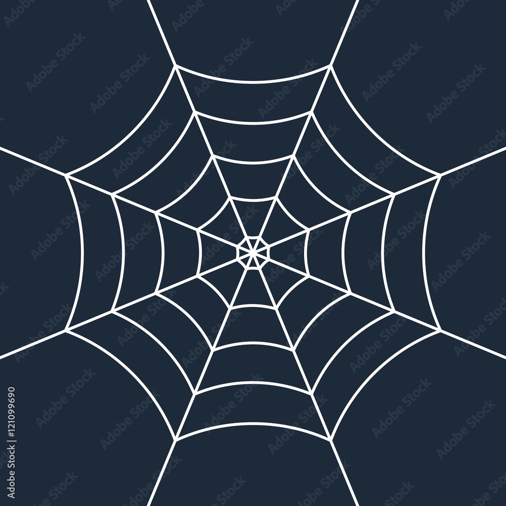 vector white cobweb Stock Vector | Adobe Stock
