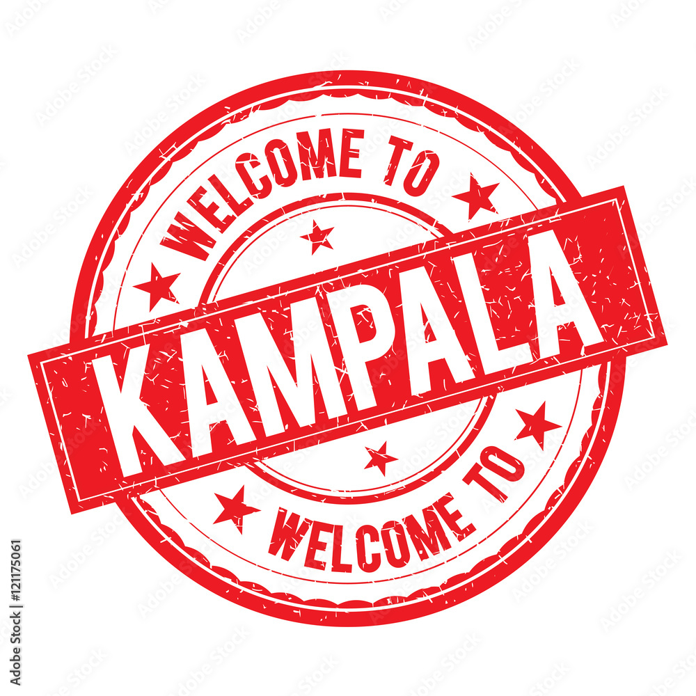 Welcome to KAMPALA Stamp Sign Vector. Stock Vector | Adobe Stock