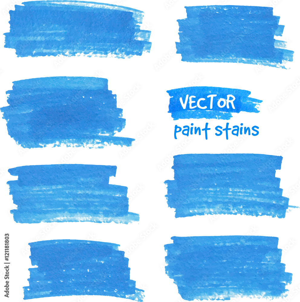 Vector spot of paint drawn by felt pen Stock Vector | Adobe Stock