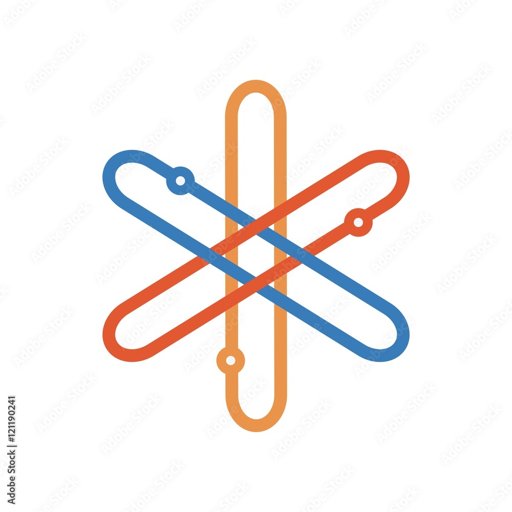 Logo Connecting Stock Vector | Adobe Stock