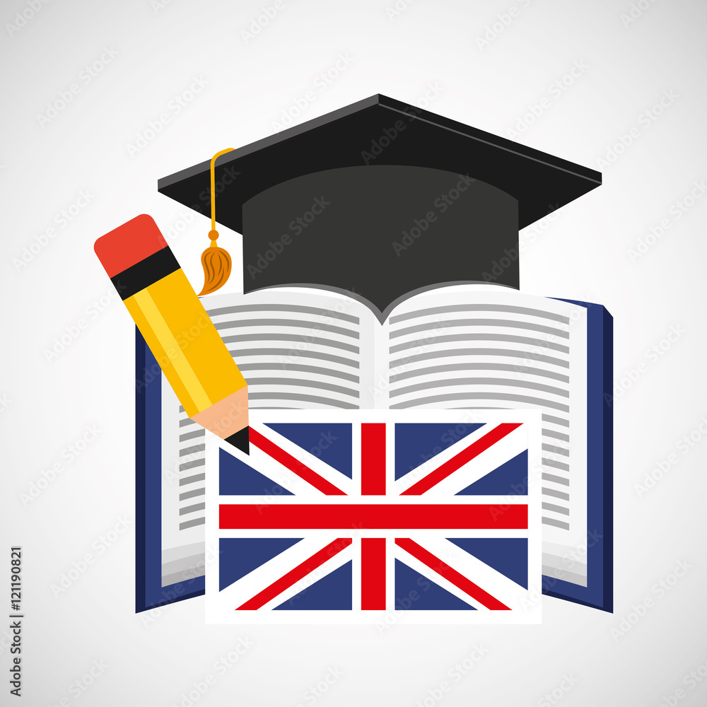 learn english education icons vector illustration design Stock Vector ...