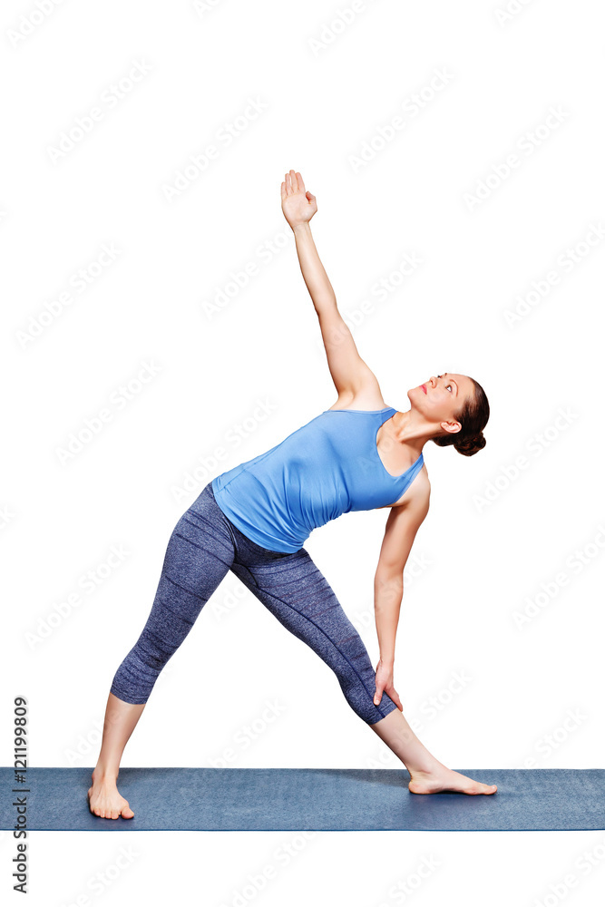 Yoga Extended Triangle Pose