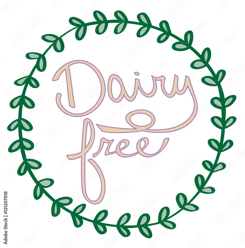 Dairy Free Stock Vector | Adobe Stock